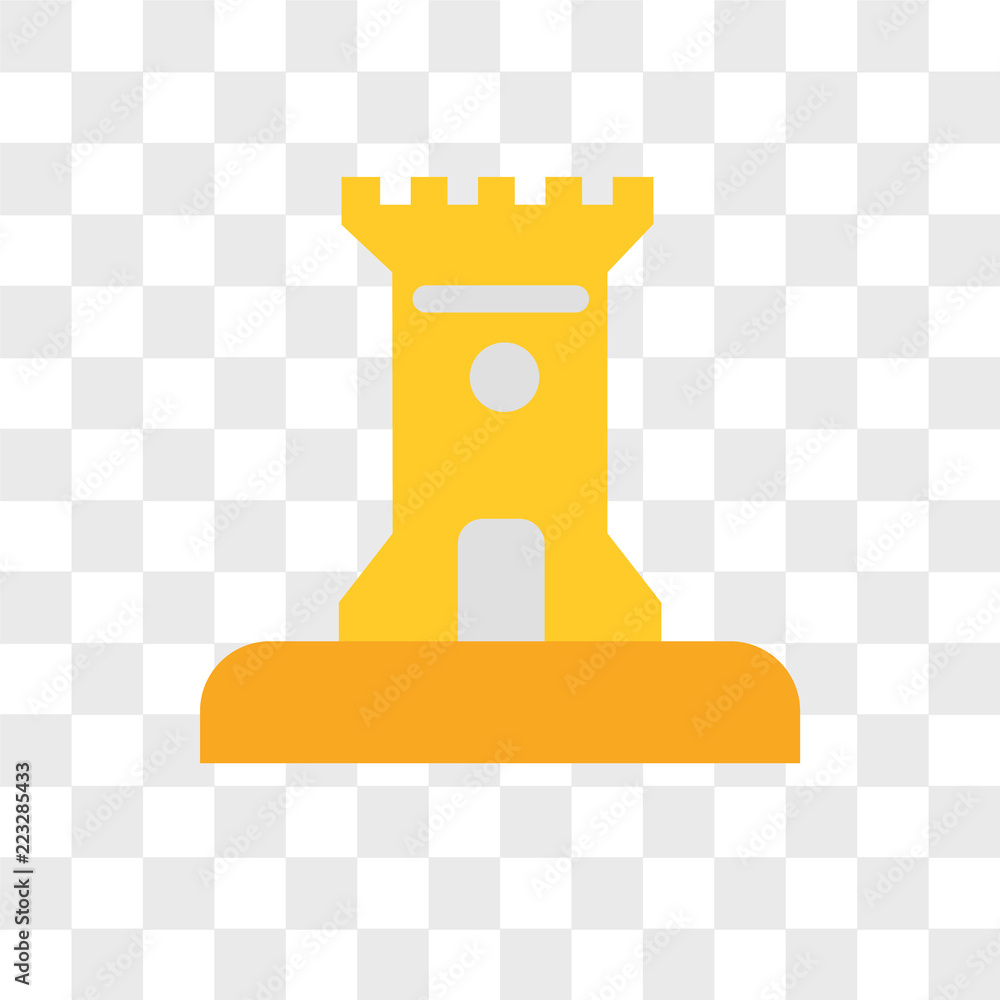 Sand castle vector icon isolated on transparent background, Sand castle ...