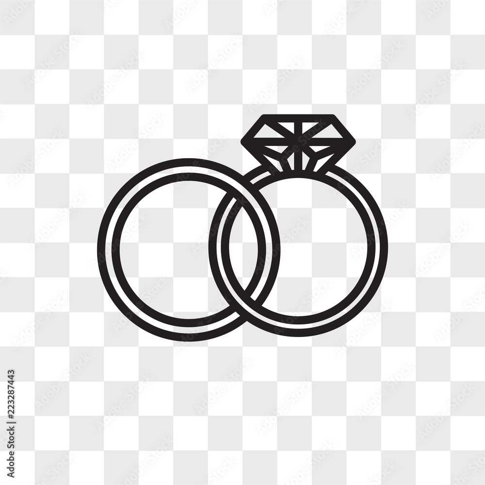 Jewelry vector icon isolated on transparent background, Jewelry logo ...