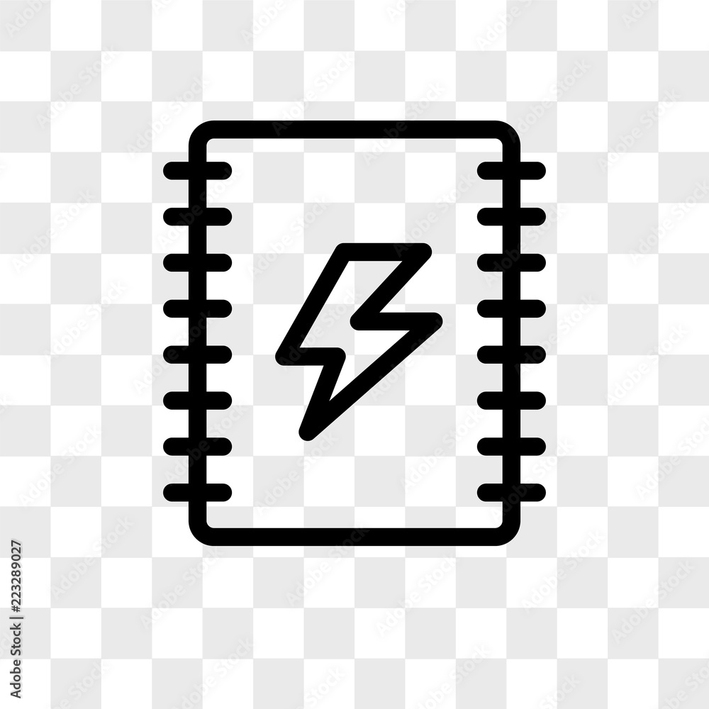 Chip vector icon isolated on transparent background, Chip logo design ...