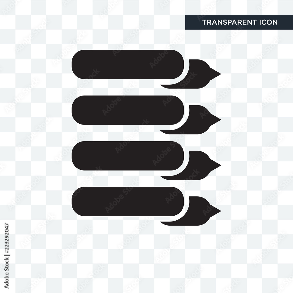 Infographic vector icon isolated on transparent background, Infographic ...