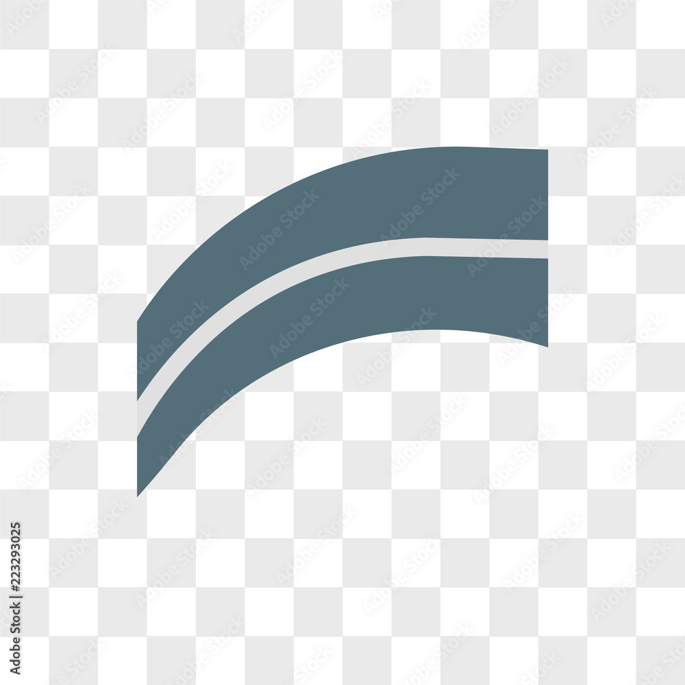 Road vector icon isolated on transparent background, Road logo design ...