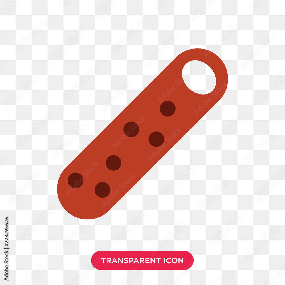 Chorizo vector icon isolated on transparent background, Chorizo logo ...