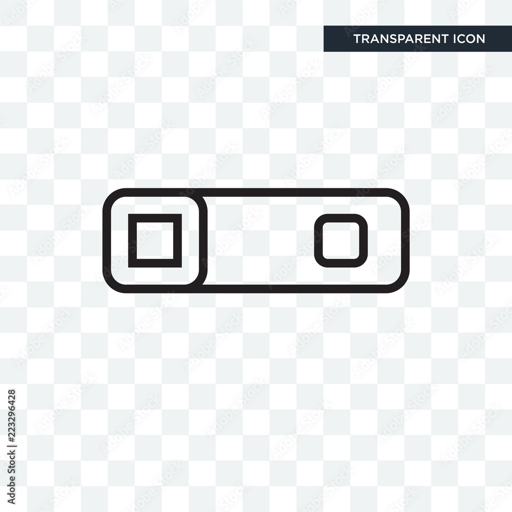 Switch vector icon isolated on transparent background, Switch logo ...