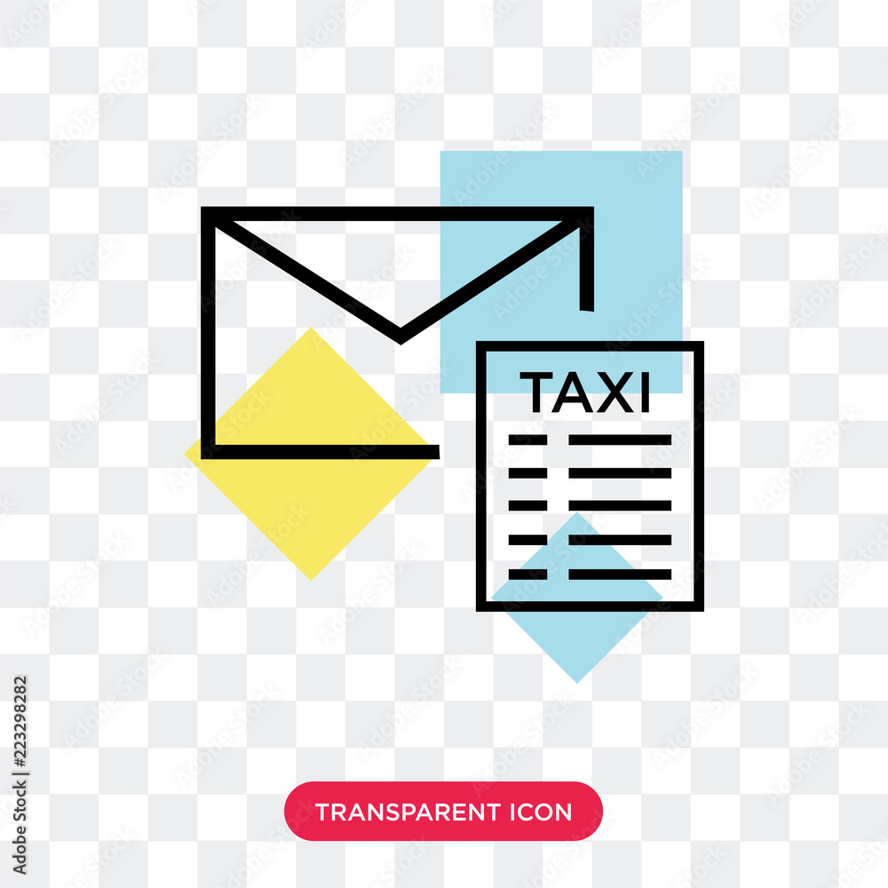 Taxes vector icon isolated on transparent background, Taxes logo design ...
