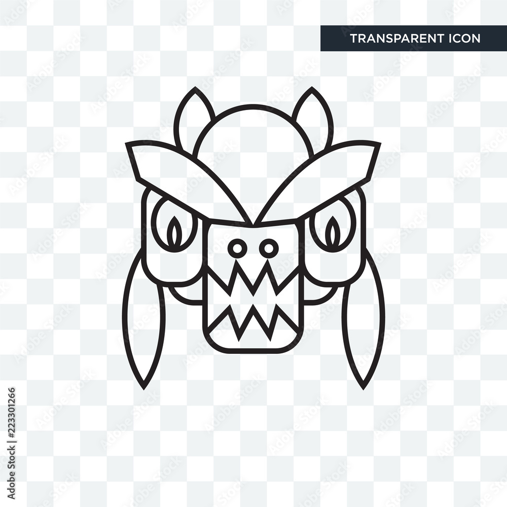 Dragon vector icon isolated on transparent background, Dragon logo ...