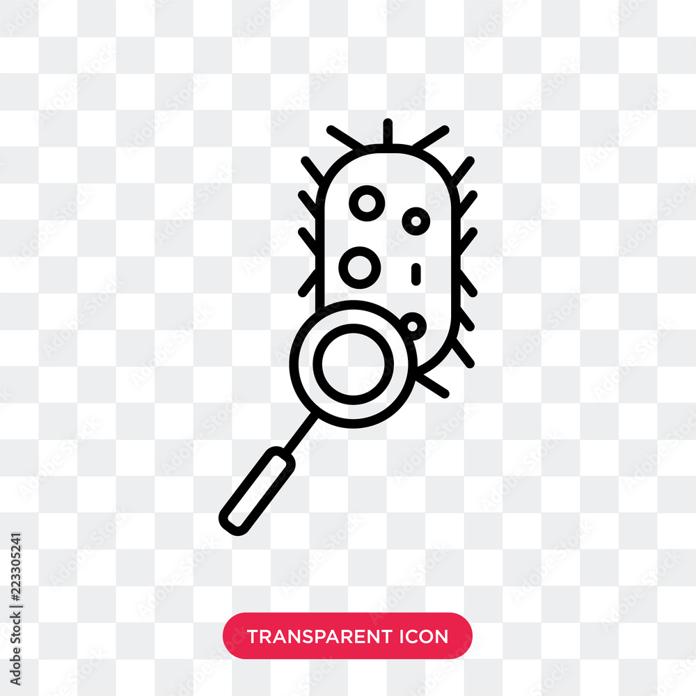 Biology vector icon isolated on transparent background, Biology logo ...