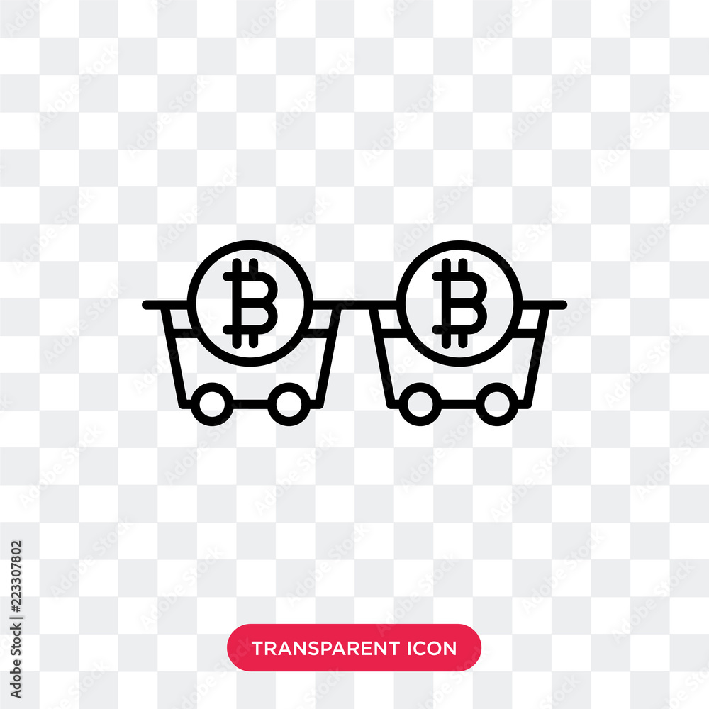 Mining vector icon isolated on transparent background, Mining logo ...