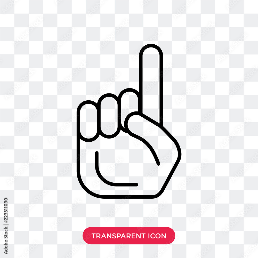 Counting vector icon isolated on transparent background, Counting logo ...