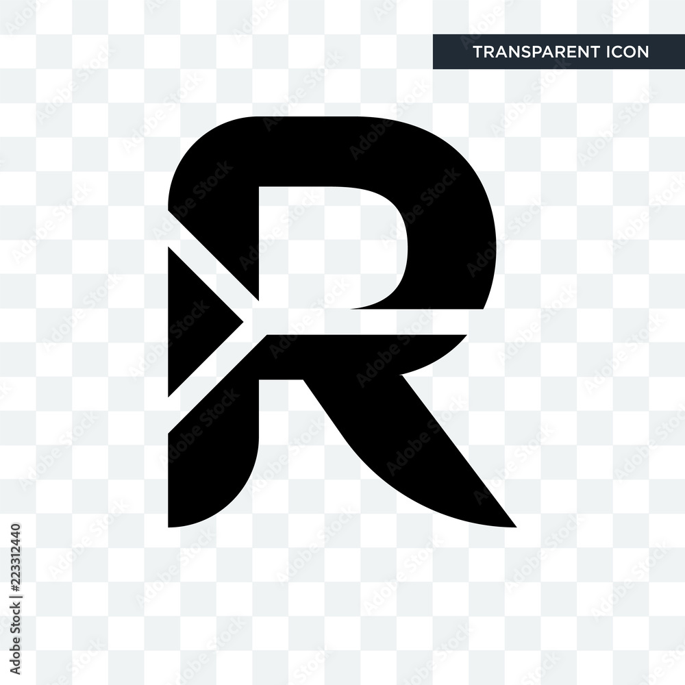 south african rand vector icon isolated on transparent background ...