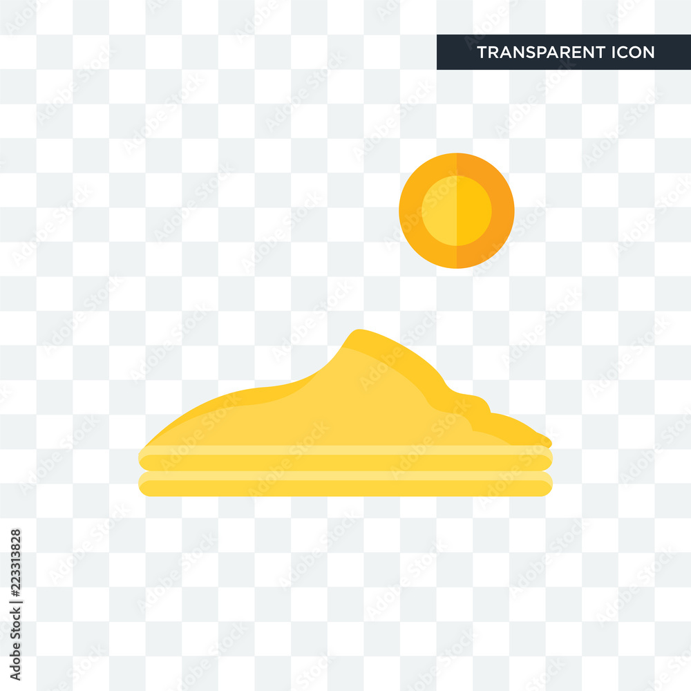 Dune vector icon isolated on transparent background, Dune logo design ...