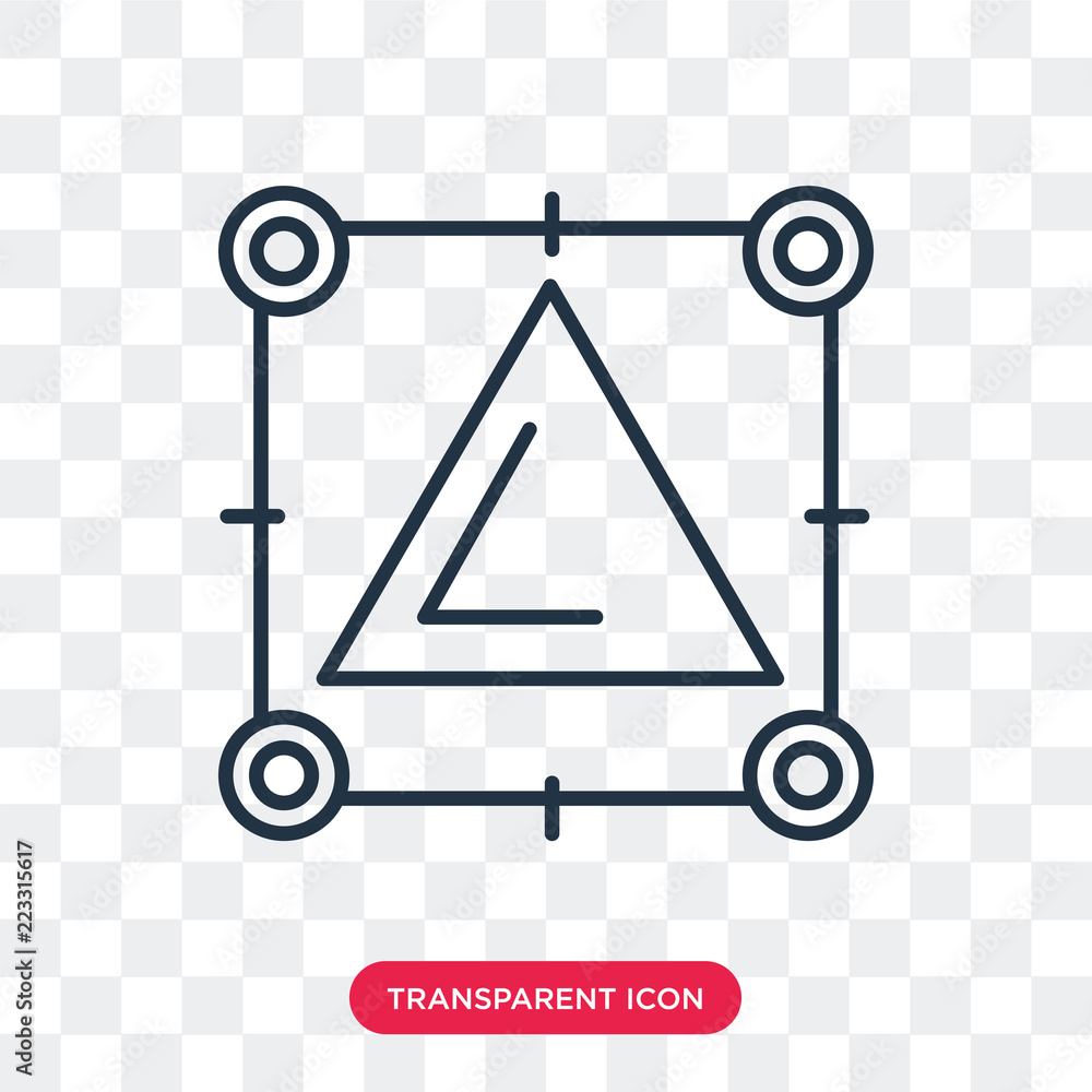 Polygon vector icon isolated on transparent background, Polygon logo ...