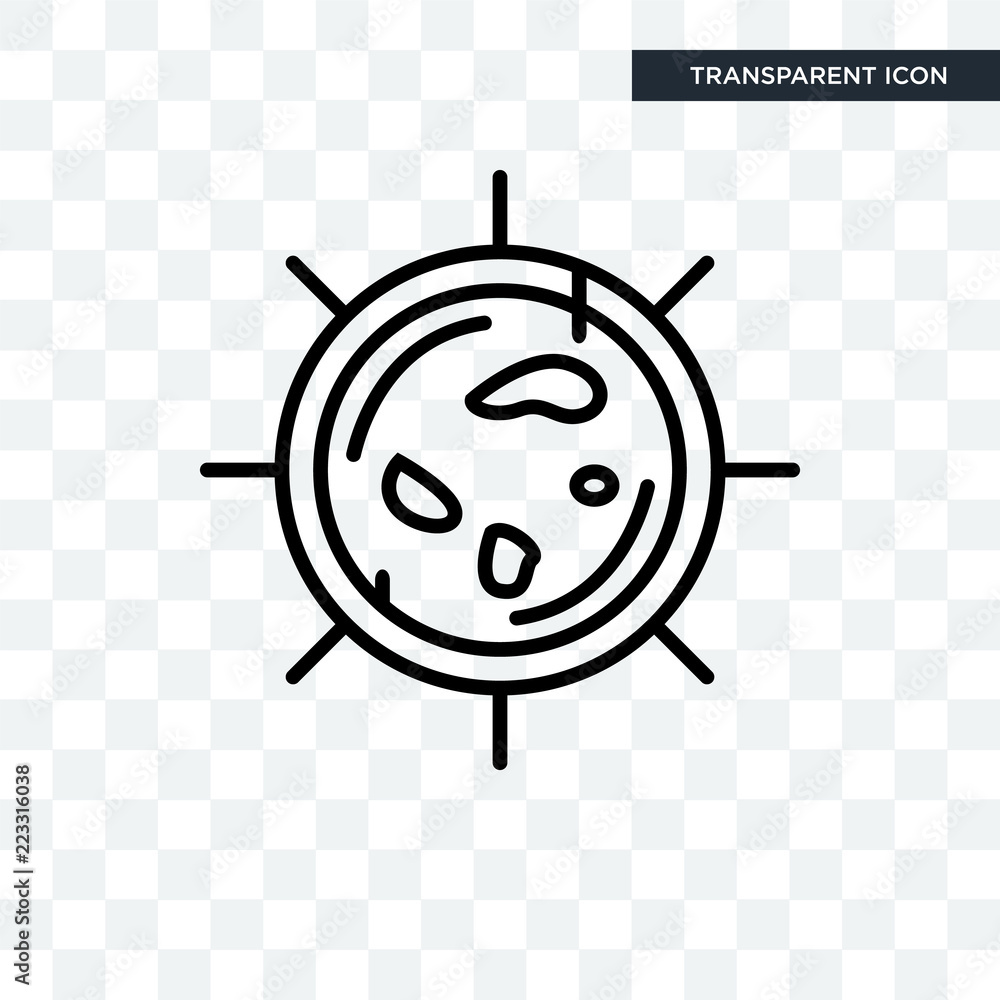 Big Cellule vector icon isolated on transparent background, Big Cellule ...