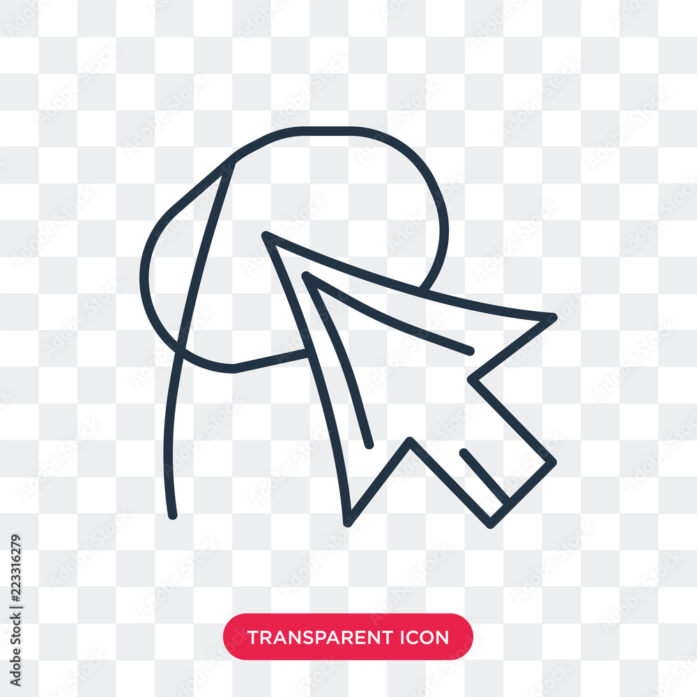 Lasso vector icon isolated on transparent background, Lasso logo design ...