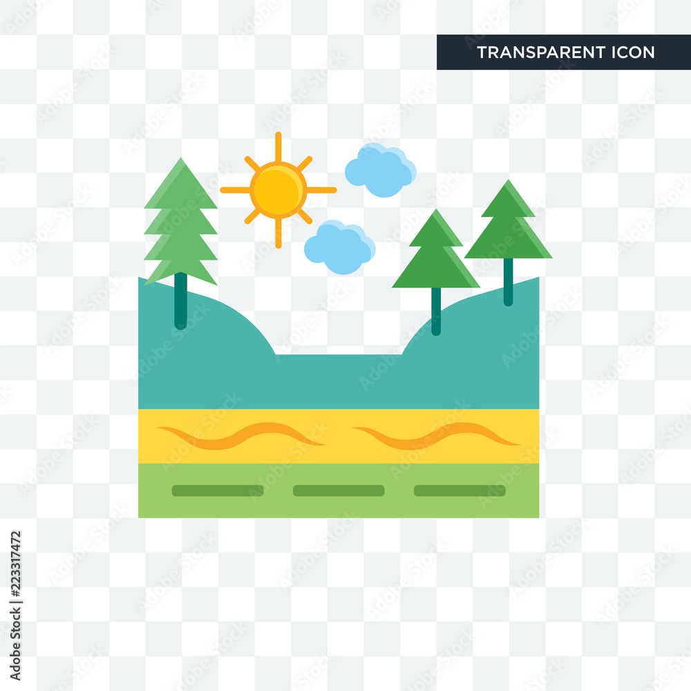Geology vector icon isolated on transparent background, Geology logo ...