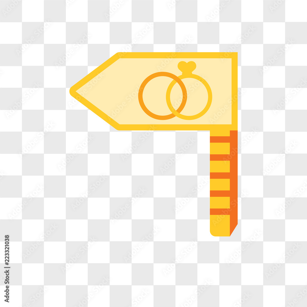 Wedding vector icon isolated on transparent background, Wedding logo ...