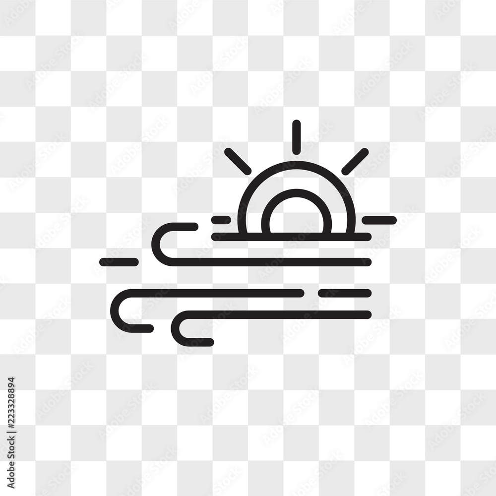 Heat vector icon isolated on transparent background, Heat logo design ...