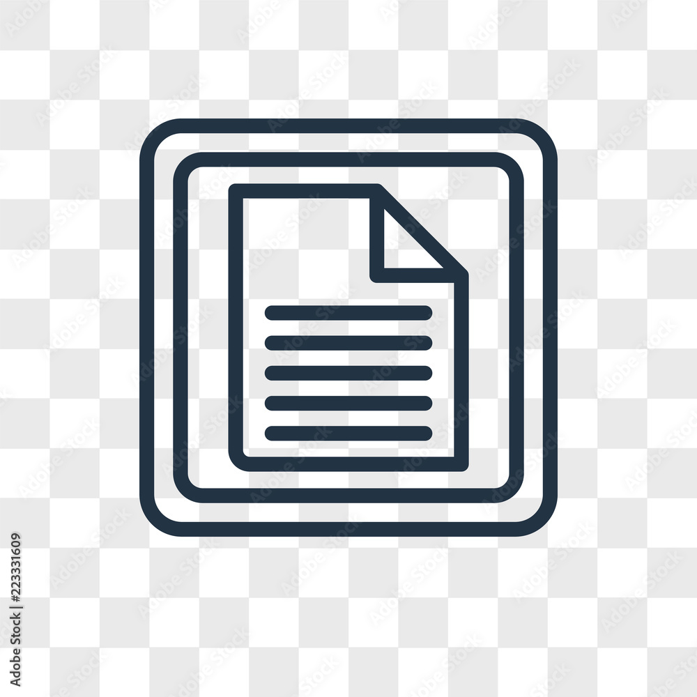 Align Left vector icon isolated on transparent background, Align Left ...