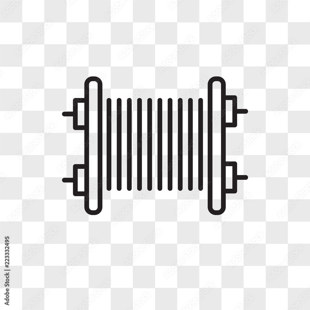 Filament vector icon isolated on transparent background, Filament logo ...