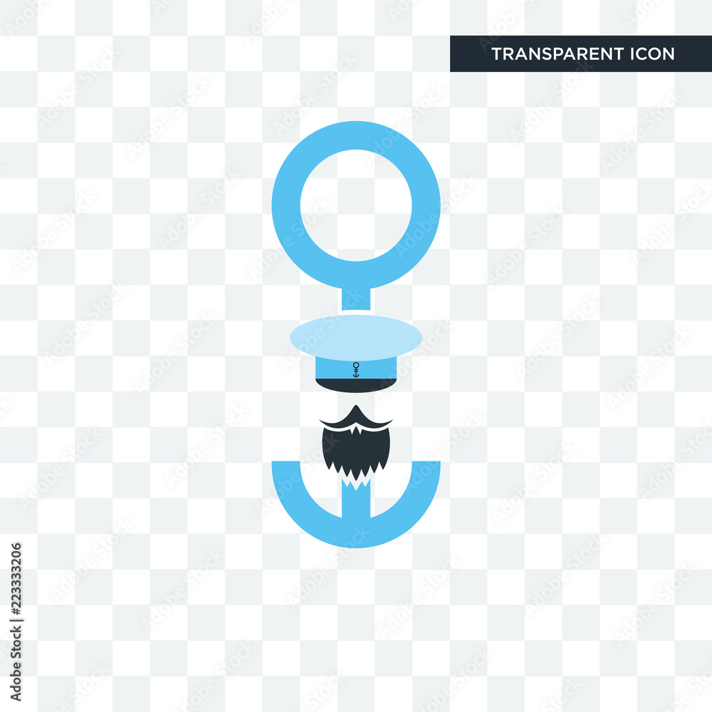 seaman vector icon isolated on transparent background, seaman logo ...