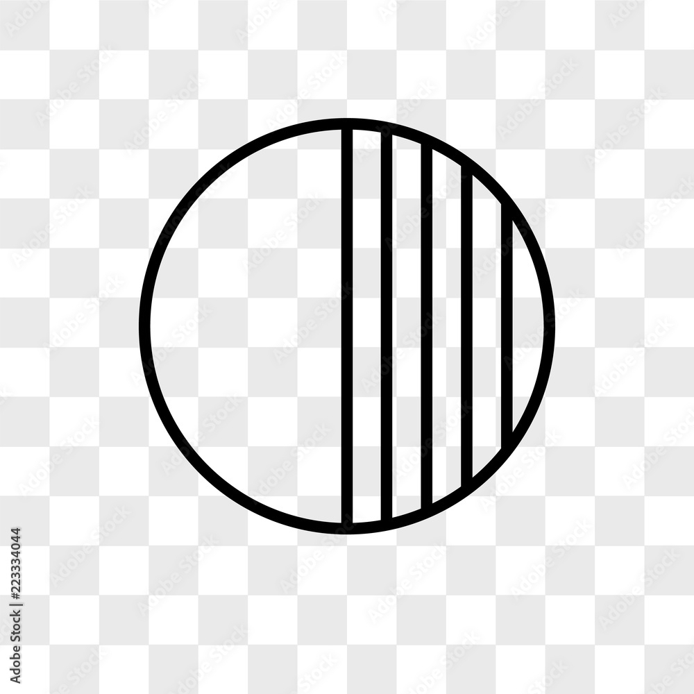 Opacity vector icon isolated on transparent background, Opacity logo ...