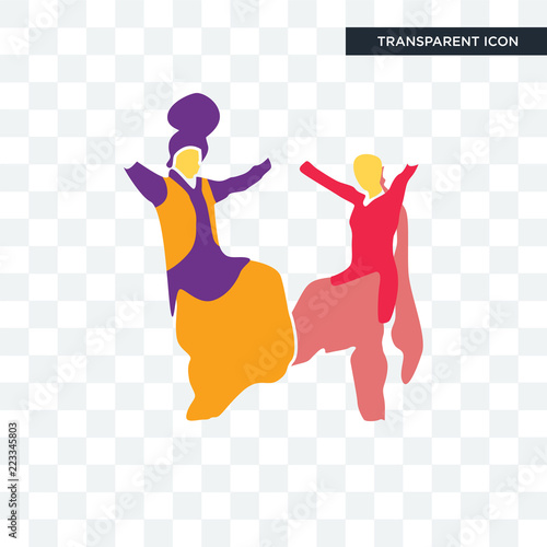 bhangra vector icon isolated on transparent background, bhangra logo ...