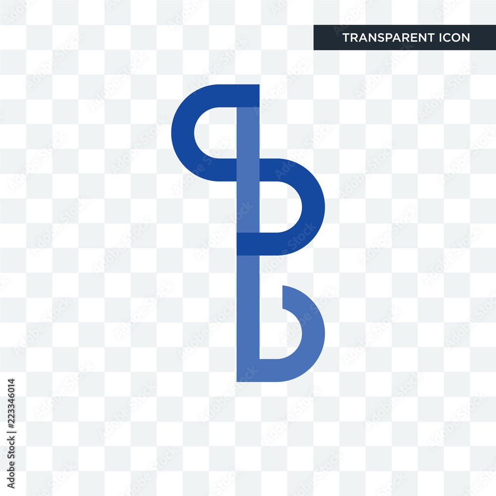 bs vector icon isolated on transparent background, bs logo design Stock ...