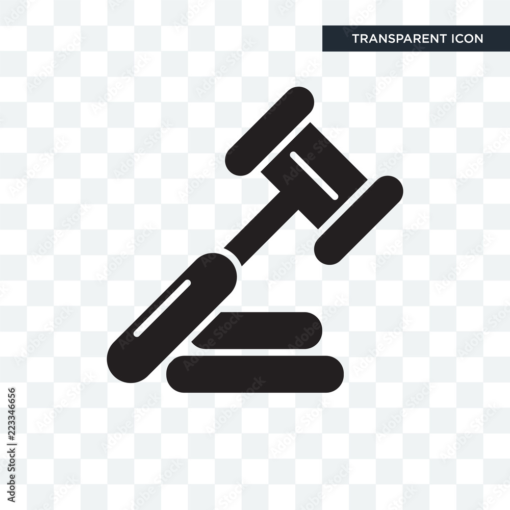 Judging vector icon isolated on transparent background, Judging logo ...