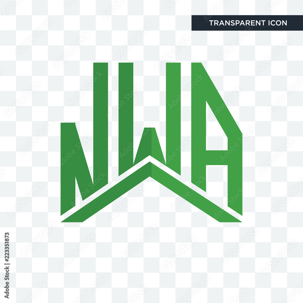 nwa vector icon isolated on transparent background, nwa logo design ...