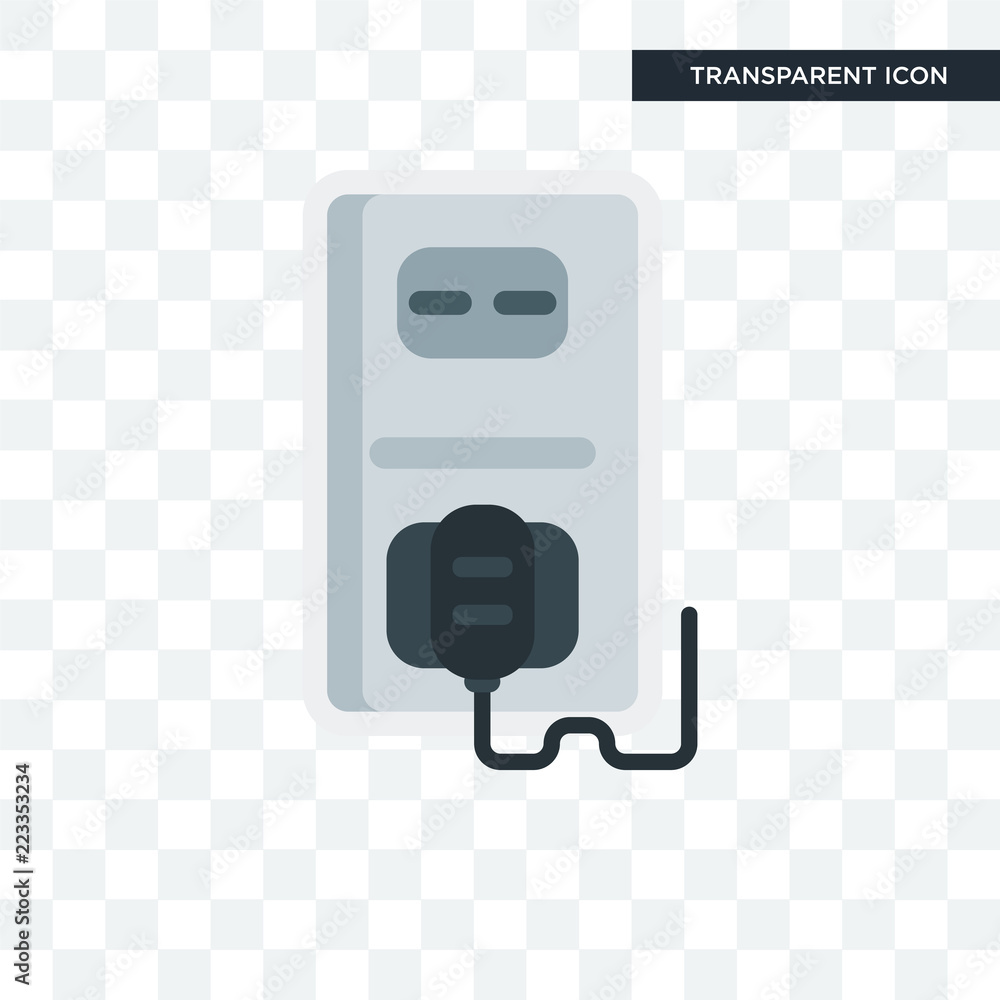 Socket vector icon isolated on transparent background, Socket logo ...
