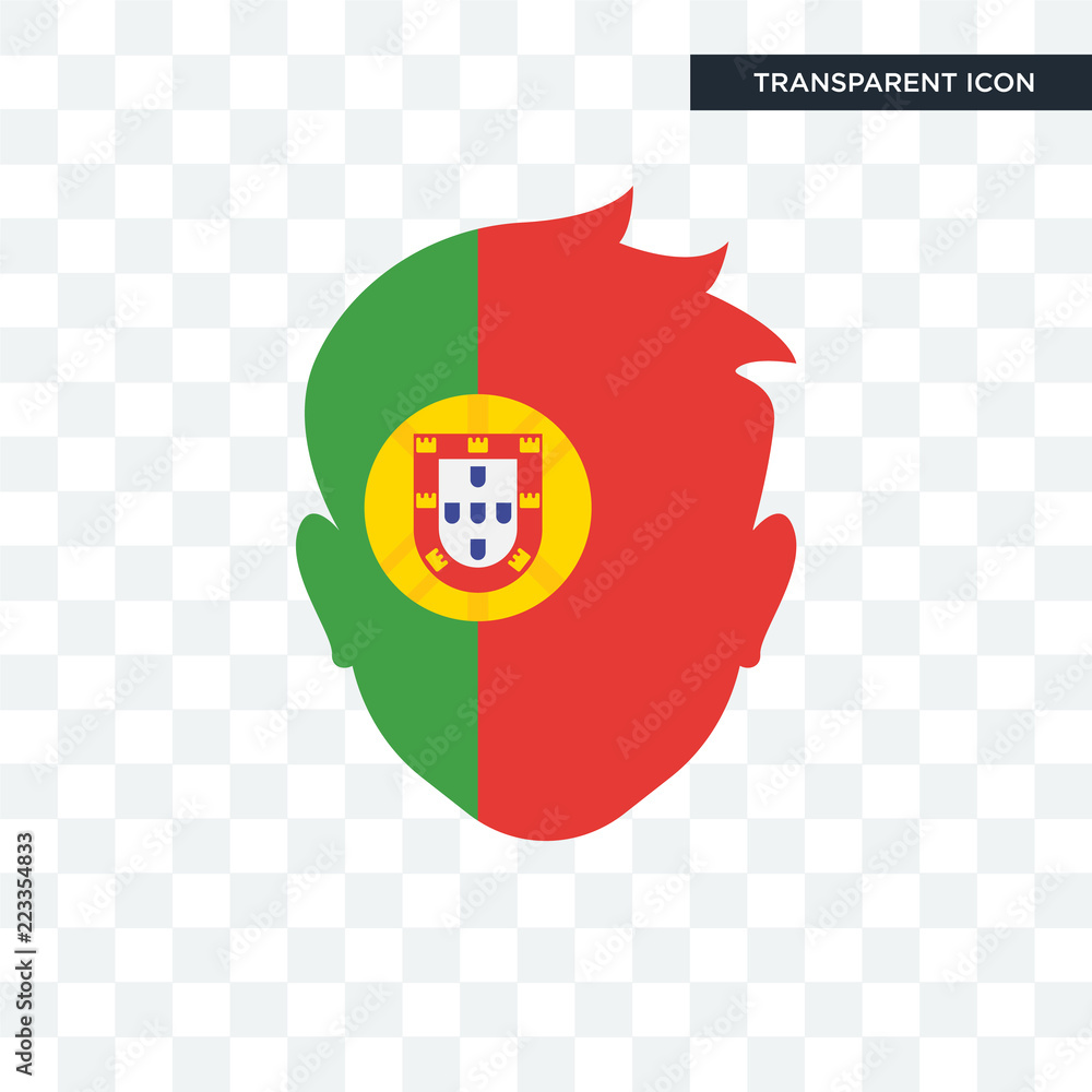 Portugal vector icon isolated on transparent background, Portugal logo ...