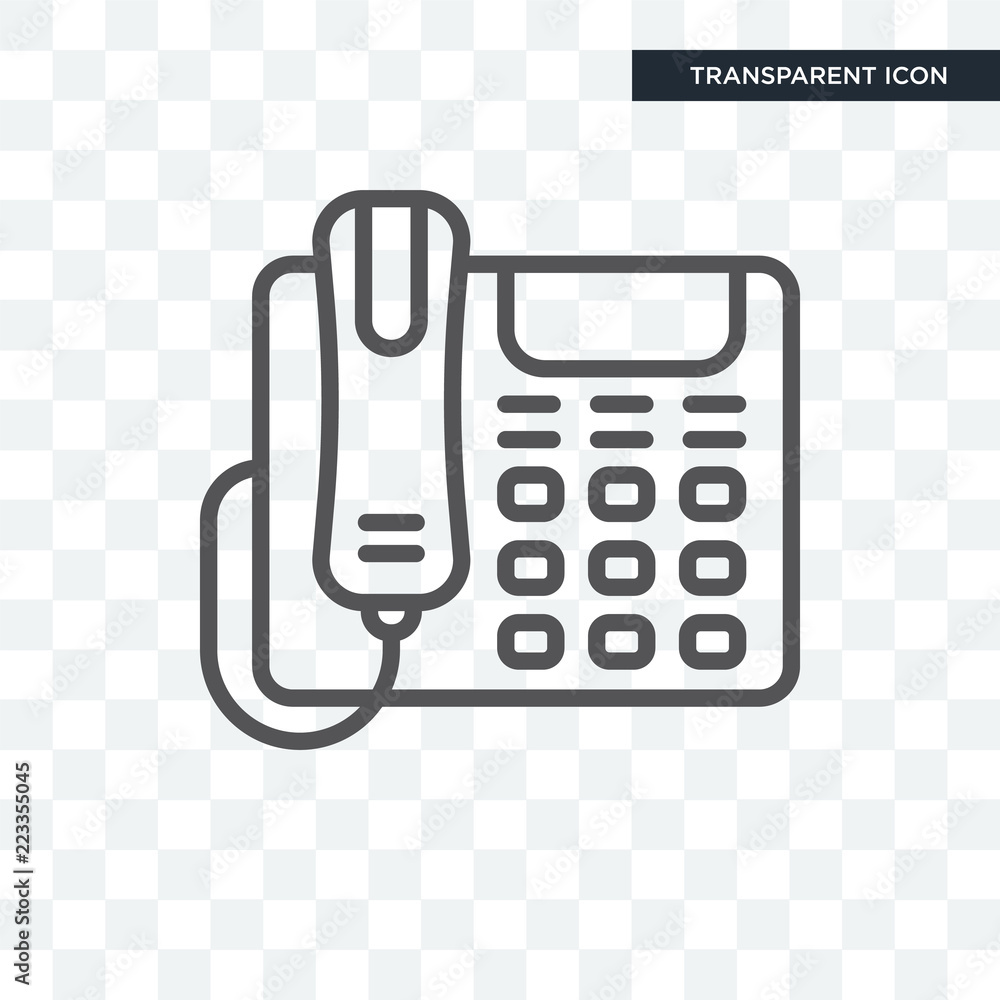 Telephone Icon Vector Transparent