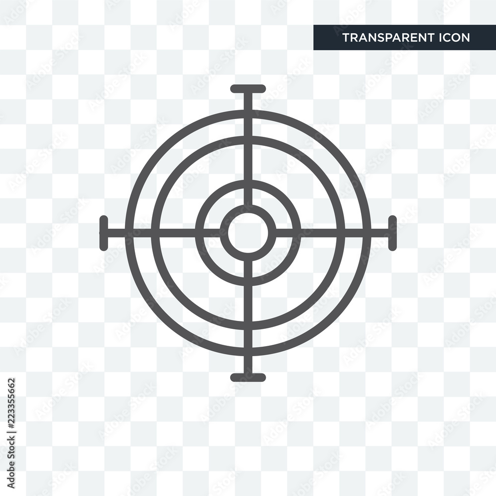 Arm Target vector icon isolated on transparent background, Arm Target ...