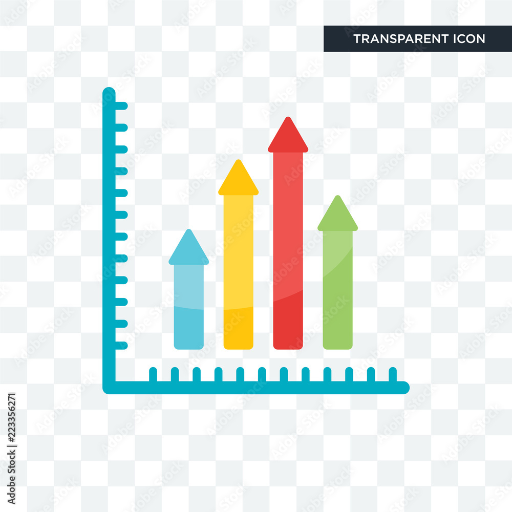 Analytics vector icon isolated on transparent background, Analytics ...