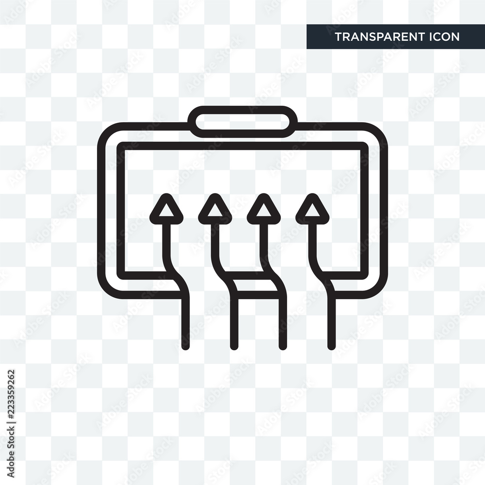 Rear Window Defrost vector icon isolated on transparent background ...