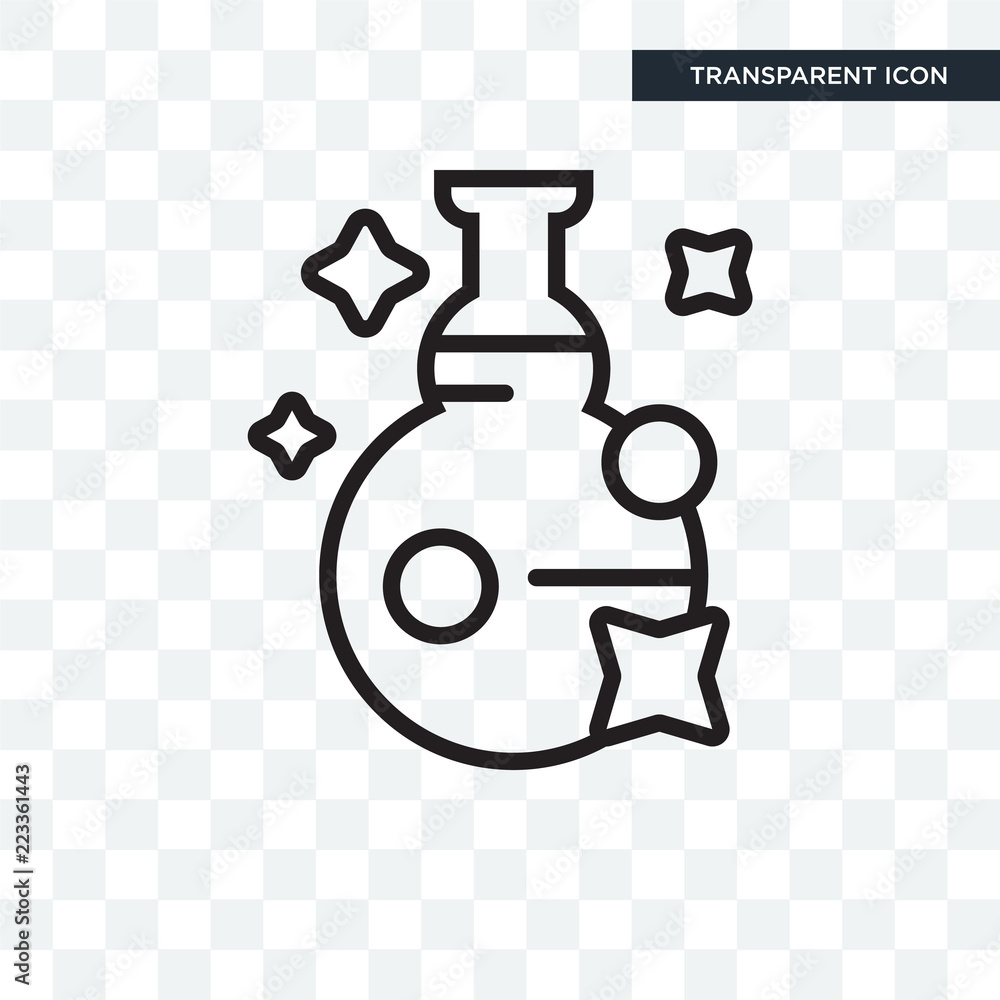 Potion vector icon isolated on transparent background, Potion logo ...