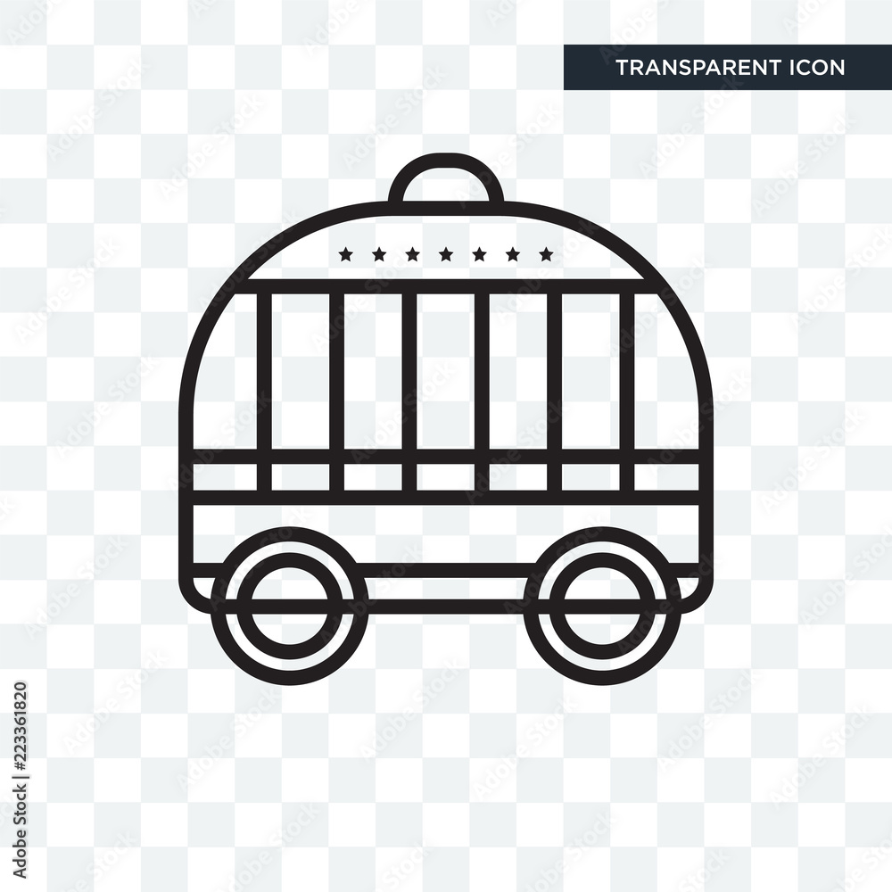 Cage vector icon isolated on transparent background, Cage logo design ...