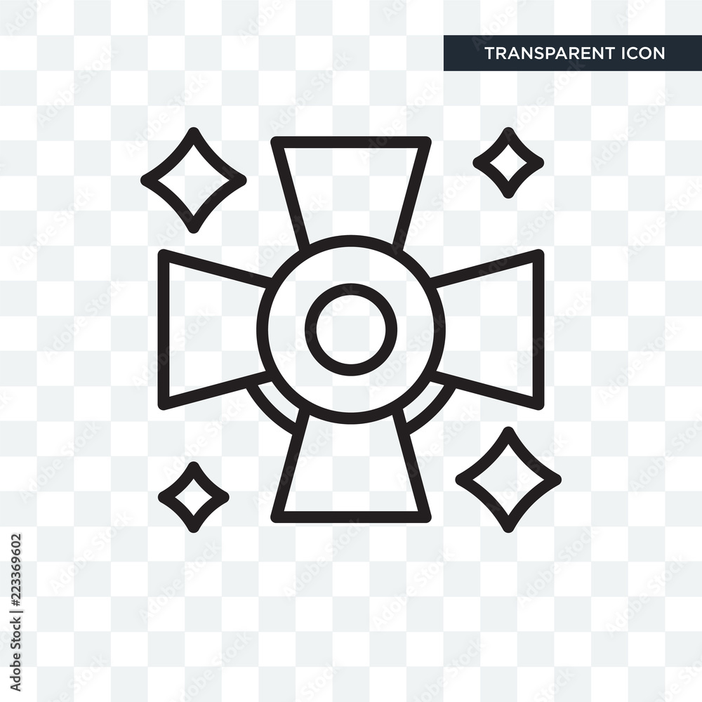 Spotlight vector icon isolated on transparent background, Spotlight ...