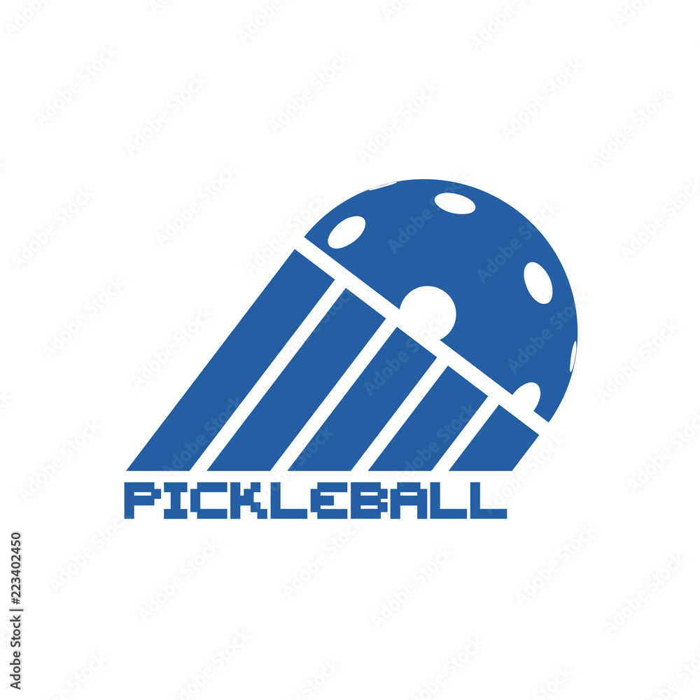 pickleball symbol design Stock Vector | Adobe Stock
