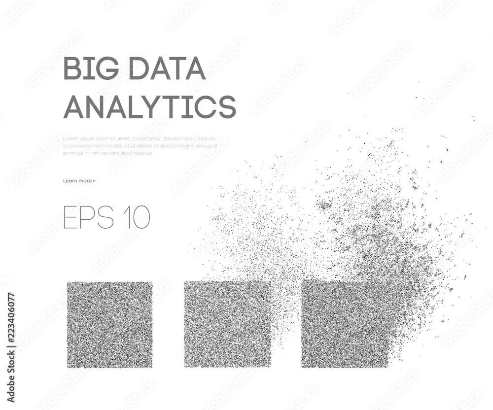 Big Data. Business inteligence technology background. Binary code ...