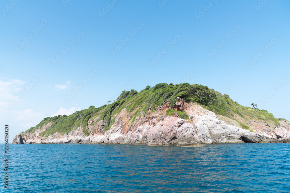 Koh Talu Island , beautiful island, Natural holes of Talu Island cliff ...
