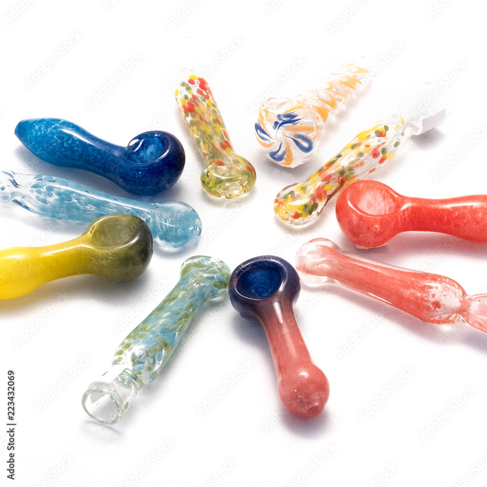 glass pipes Stock Photo | Adobe Stock