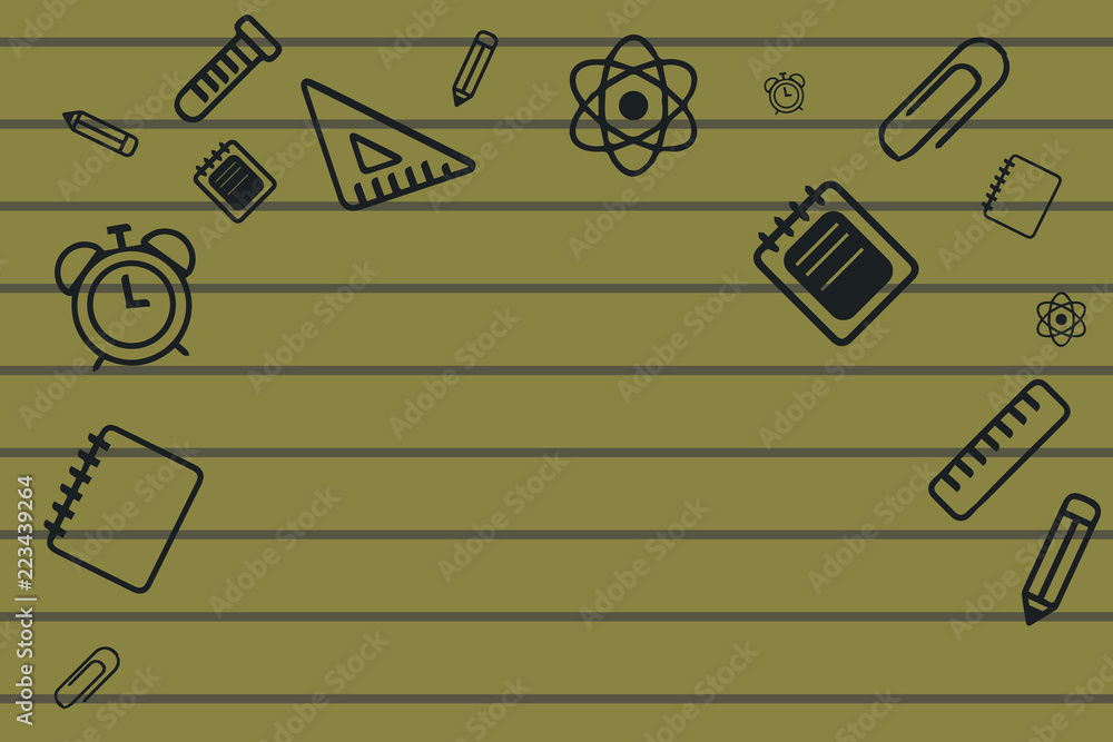 Flat design business Vector Illustration Empty template esp isolated ...