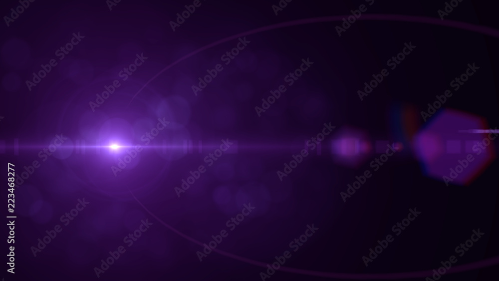 Purple lens flare light Stock Photo | Adobe Stock