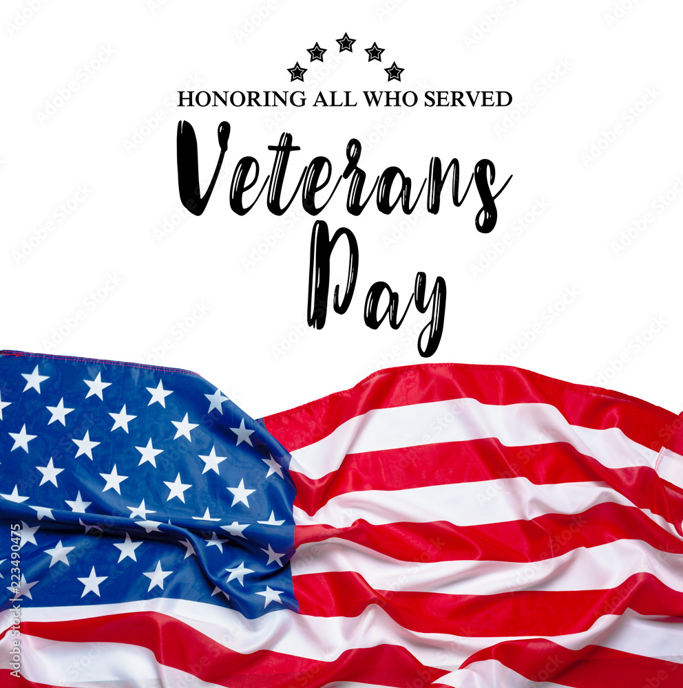 composite of veterans day flag Stock Photo | Adobe Stock