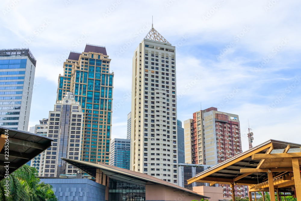 Buildings In Makati, Philippines Stock Photo | Adobe Stock