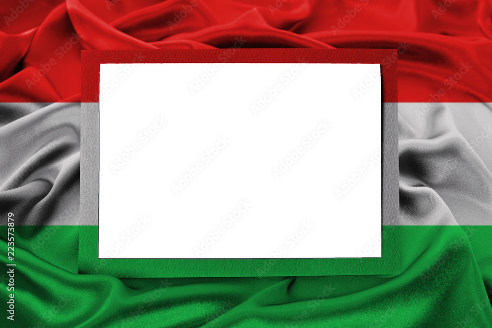 flag with a frame and a clean place in the center for text Stock Photo ...