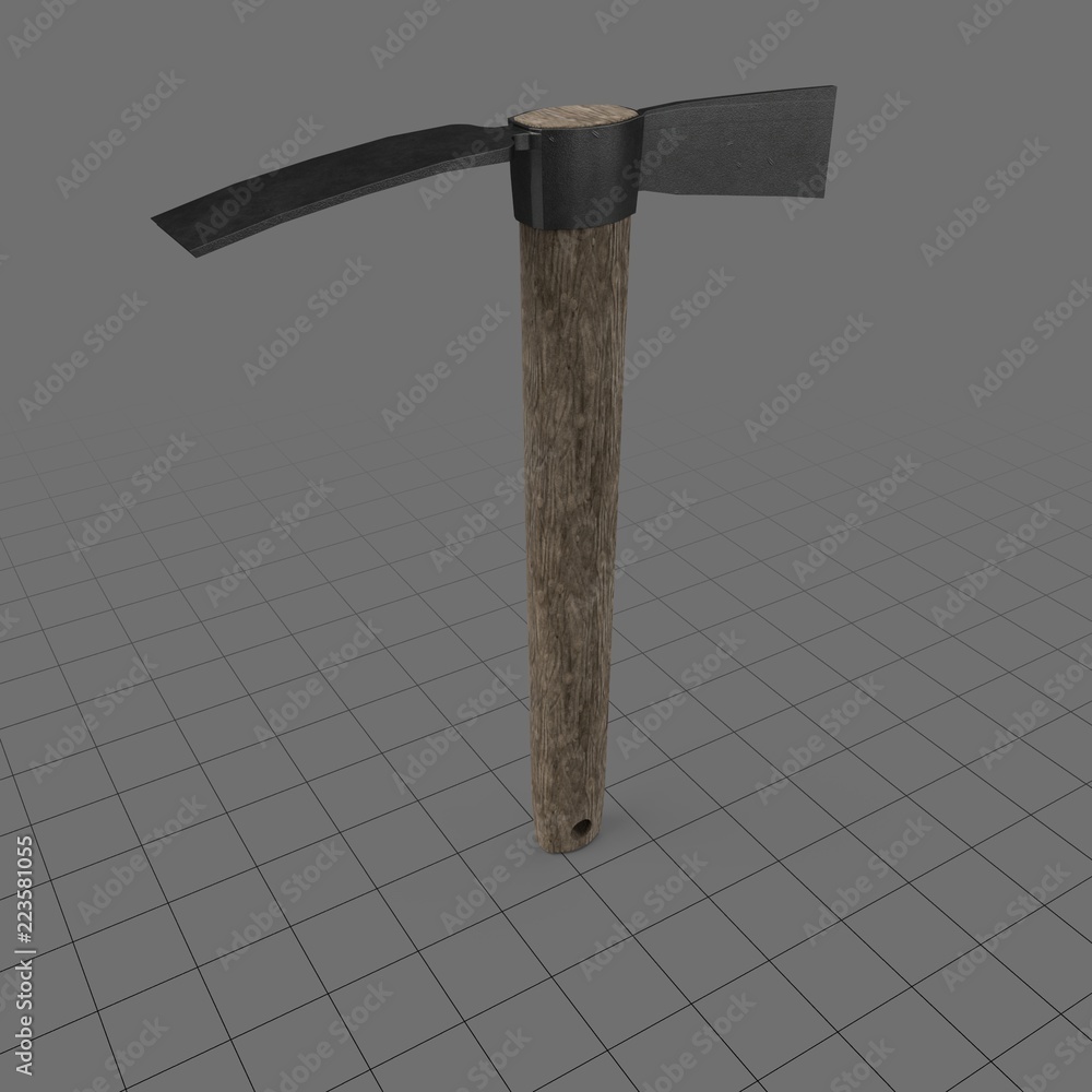 Mattock Stock 3D asset | Adobe Stock