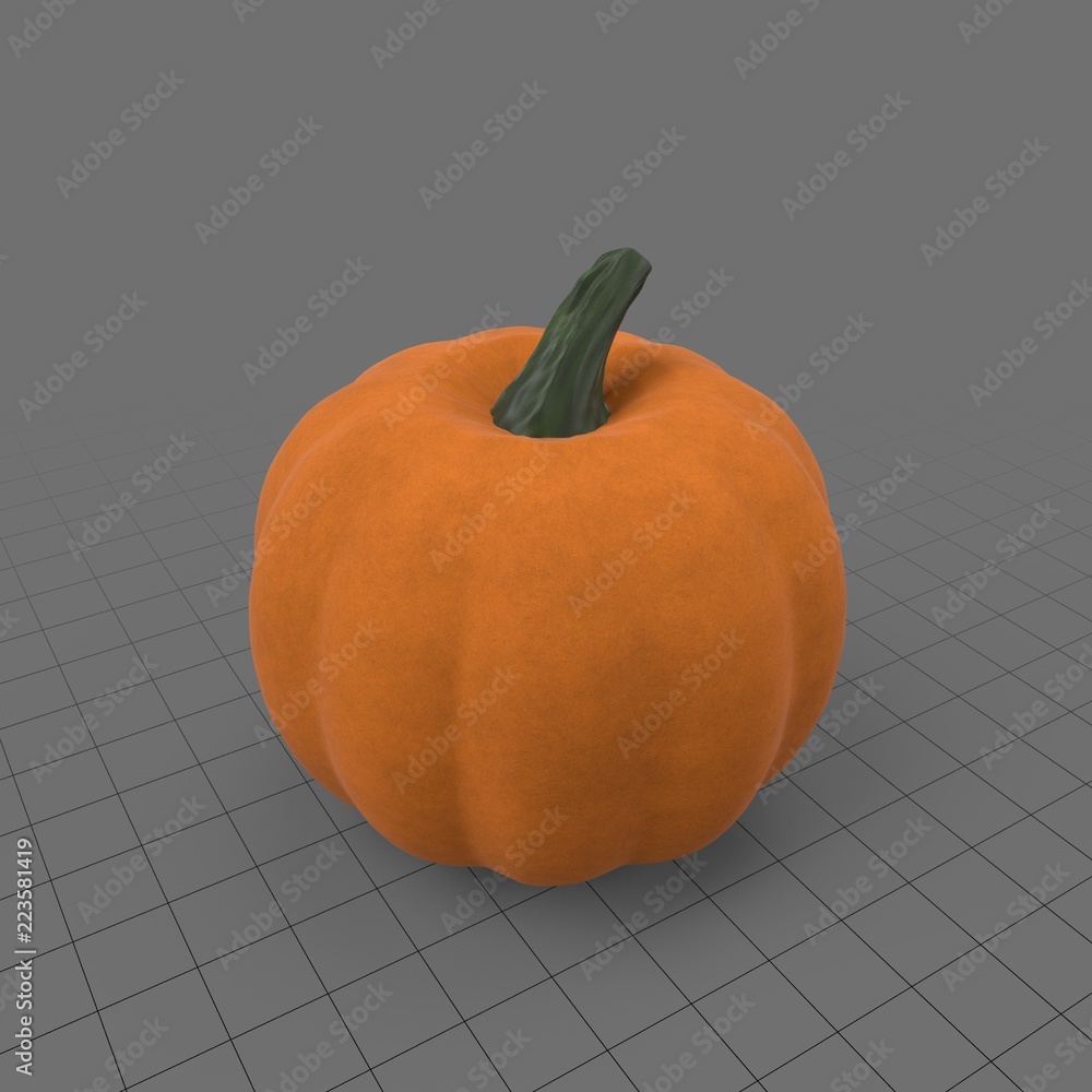 Stylized pumpkin Stock 3D asset | Adobe Stock