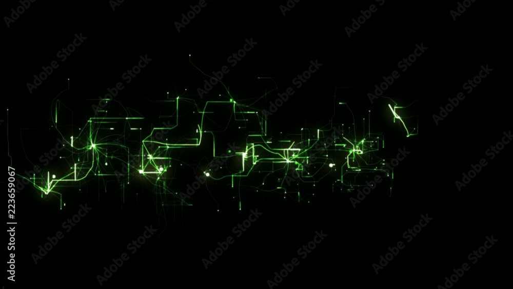 4k lightning electromagnetic wire energy field,green electrons,Circuit ...
