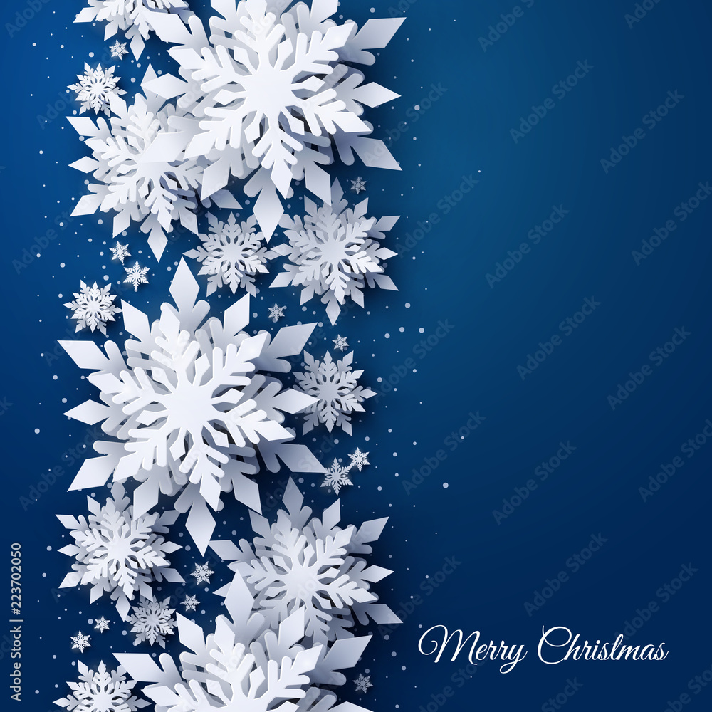 Blue Corporate Christmas Card Designs